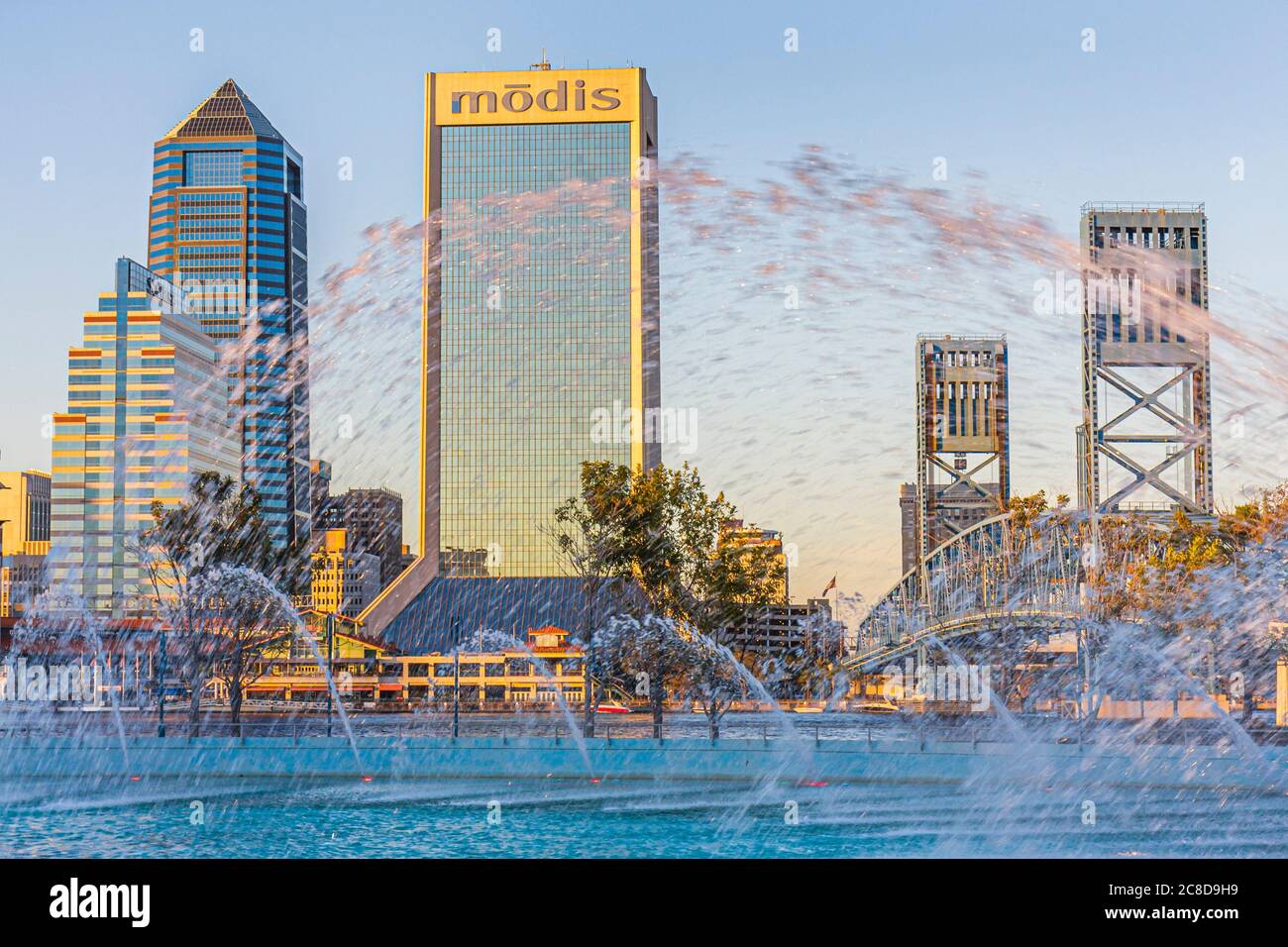Jacksonville Florida,downtown,city,skyline,Modis building,commercial ...