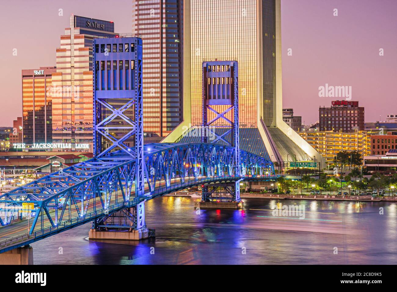 Jacksonville Florida,Saint St. Johns River water,John Alsop Bridge,Main ...