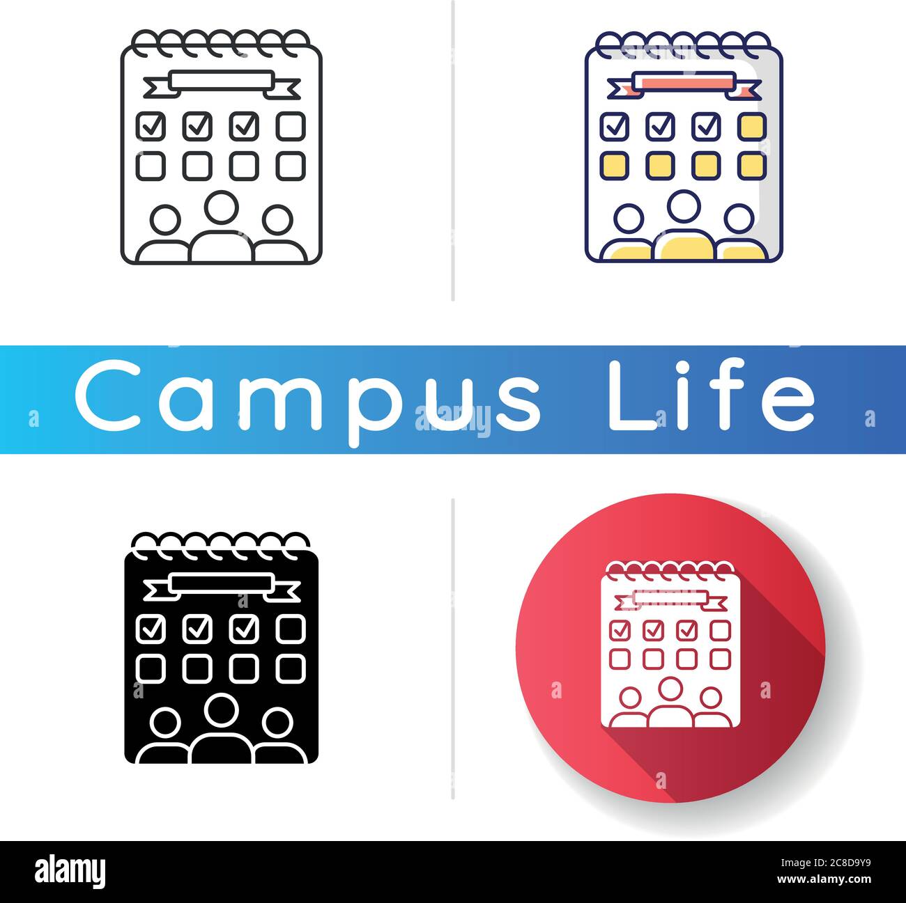 Entertainment campus Stock Vector Images - Alamy