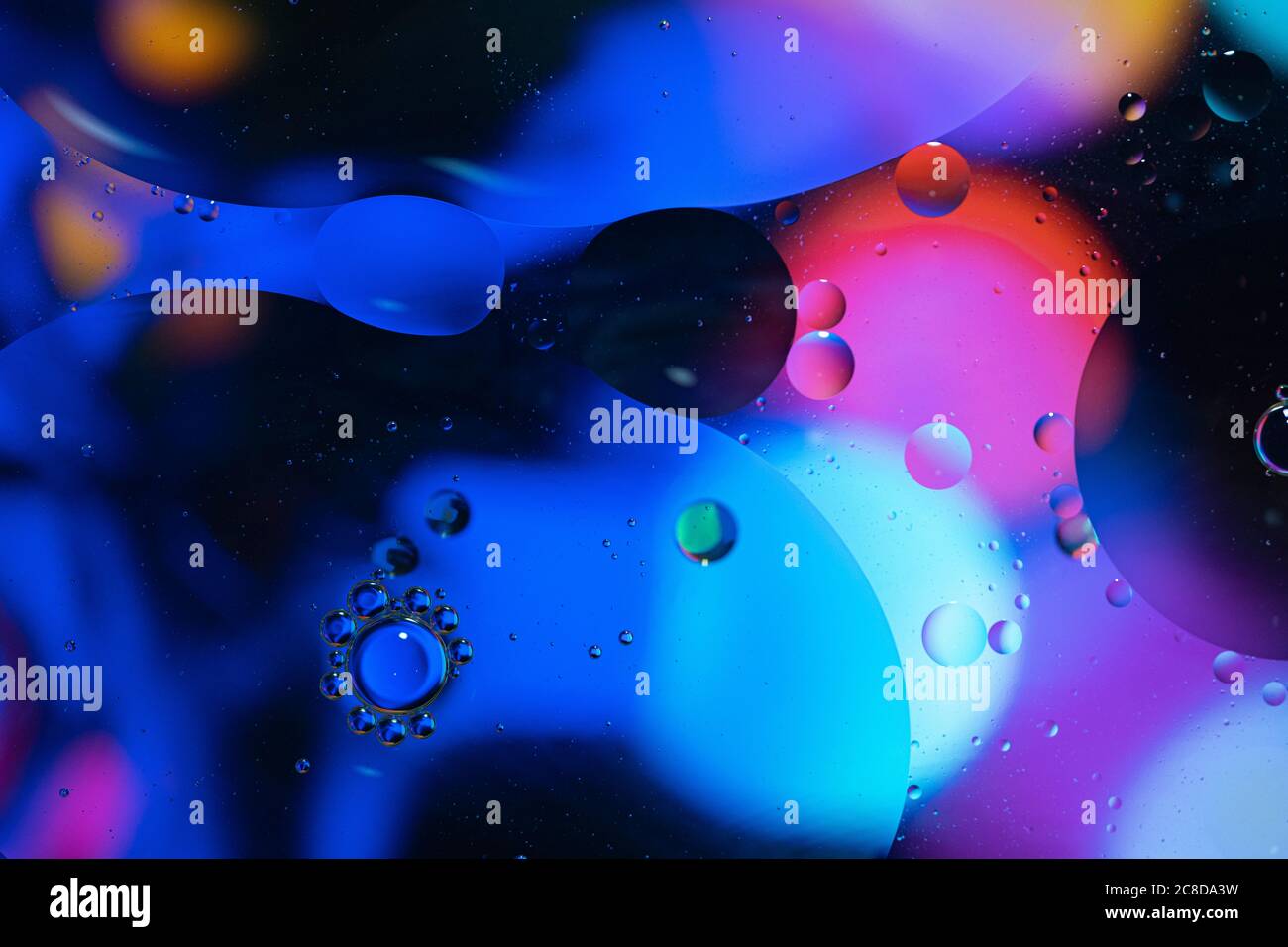 Floating oil pattern hi-res stock photography and images - Alamy