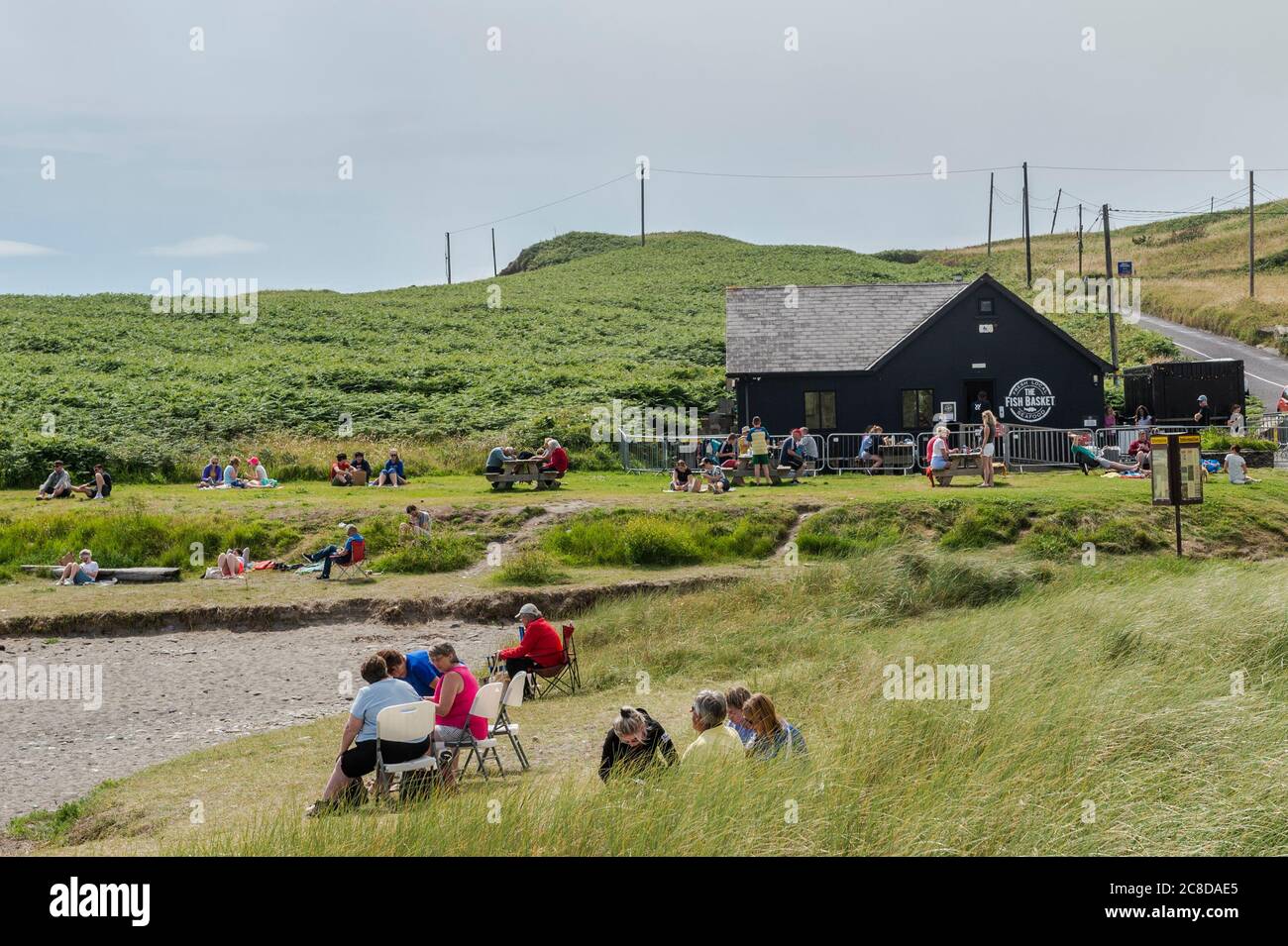 Owenahincha Beach, West Cork, Ireland. 23rd July, 2020. On a day of ...