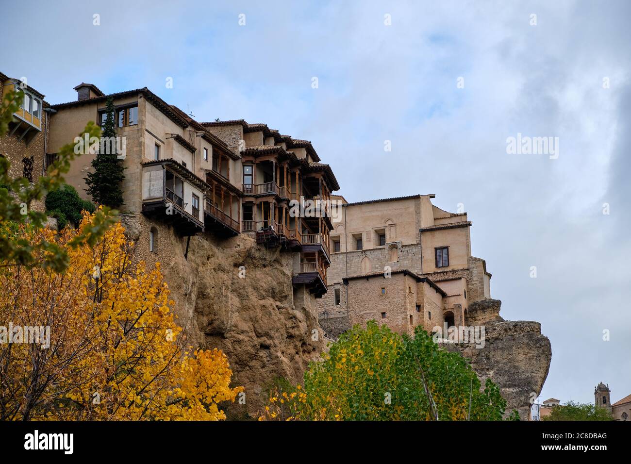 Hanging houses of Cuenca, Spain. Casas Colgadas Stock Photo - Alamy