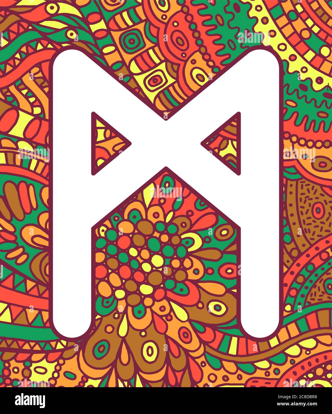 Mannaz Stock Vector Images - Alamy