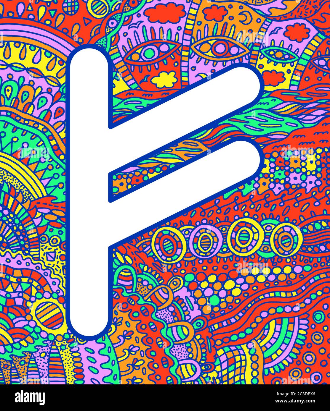 Rune fehu hi-res stock photography and images - Alamy