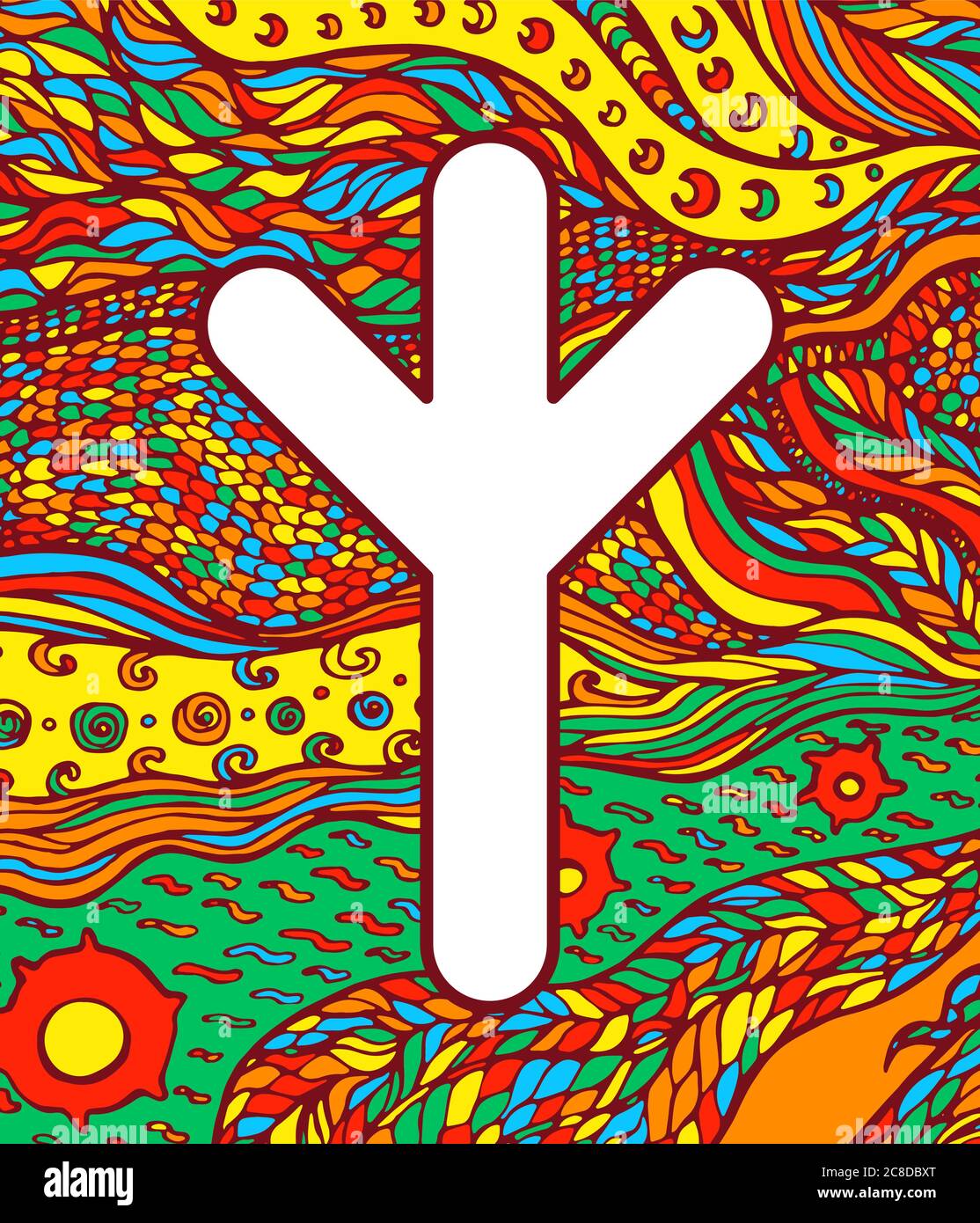 Rune vector vectors hi-res stock photography and images - Alamy