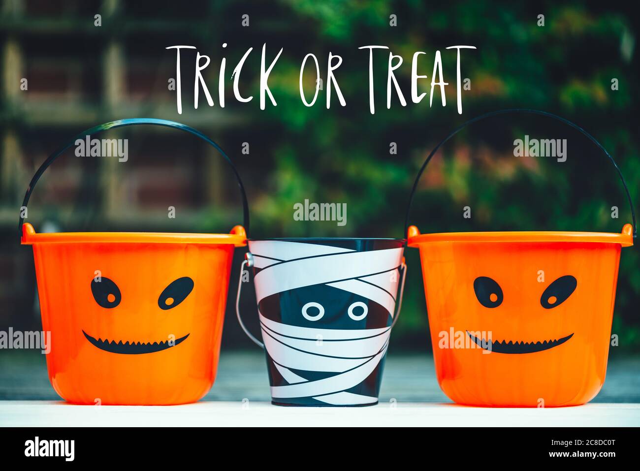 Halloween candy buckets hi-res stock photography and images - Alamy