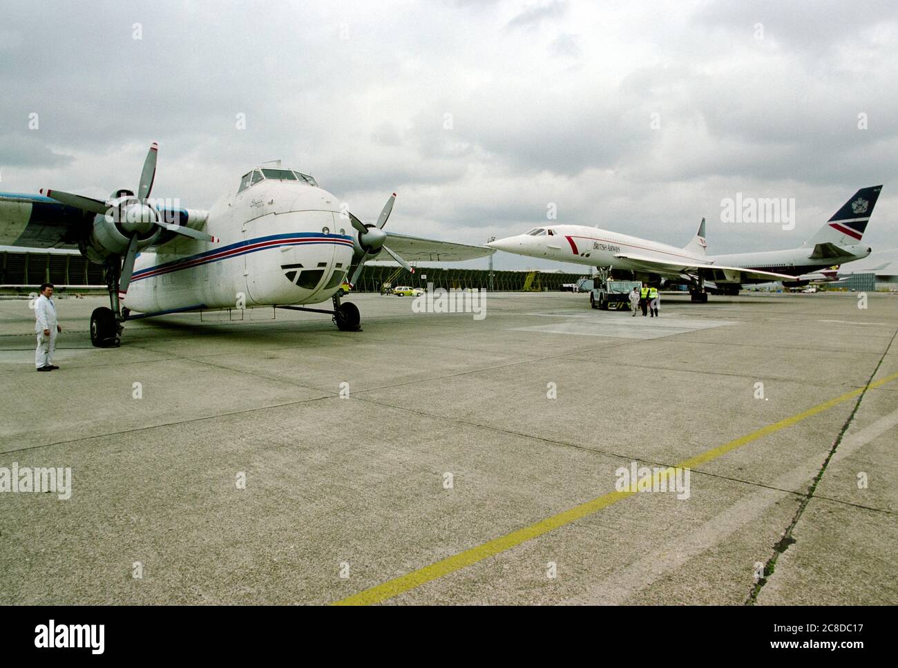 A Bristol 170 Freighter 31 registration C-FDFC taxi-ing from the ...