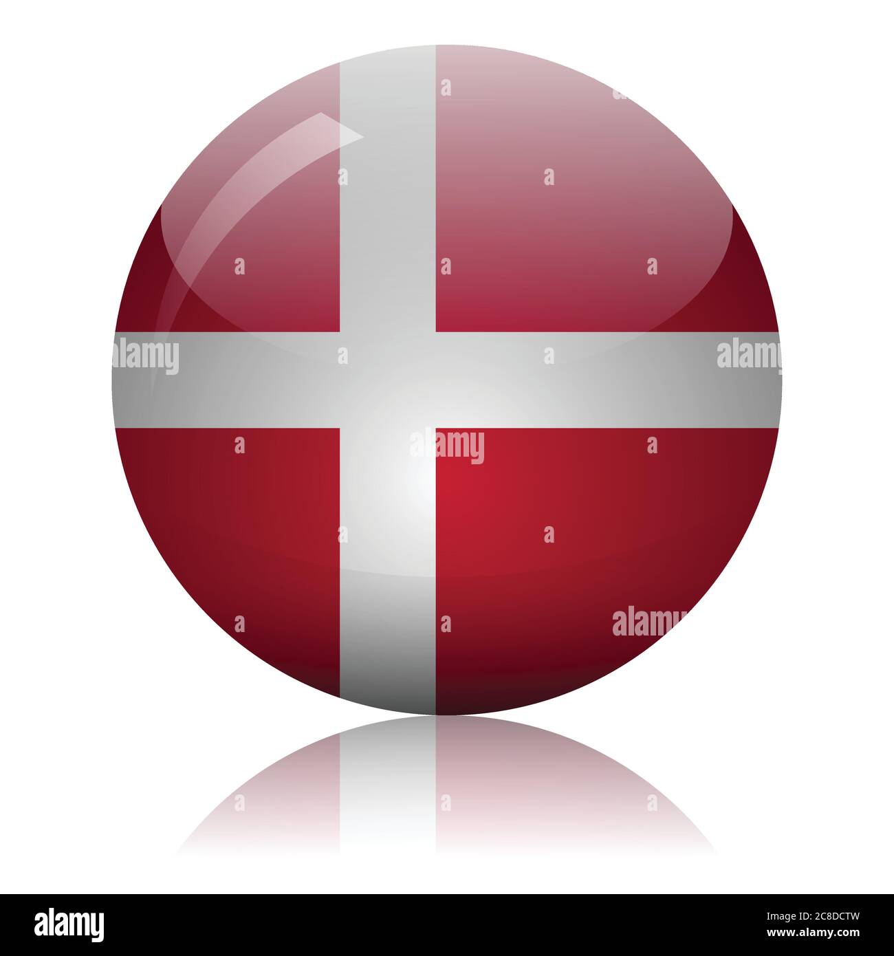 Retro map of denmark Stock Vector Images - Alamy