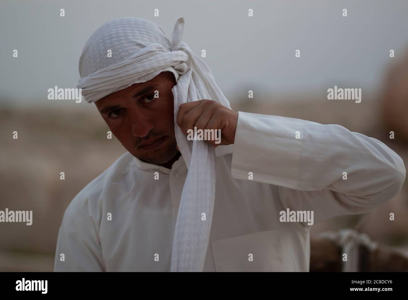 Palymra, Syria, 04/02/2010: Close up portrait of a Syrian Man in ...