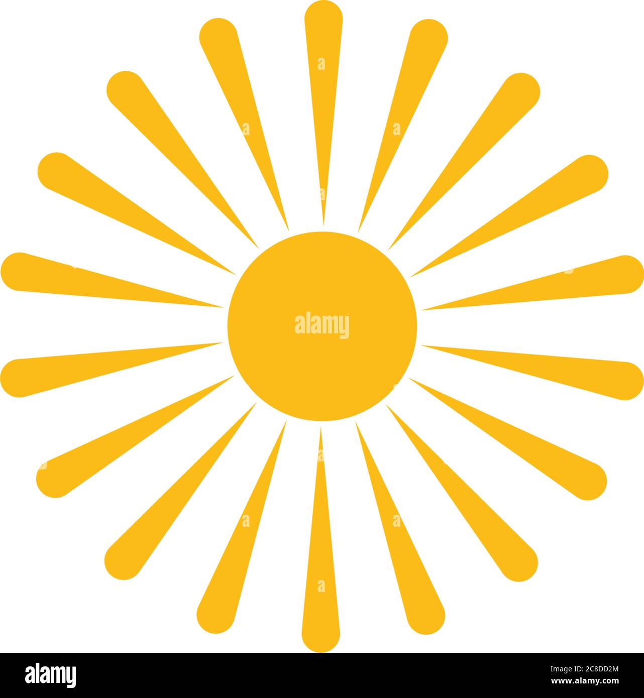 sun ilustration logo vector icon template Stock Vector Image & Art - Alamy