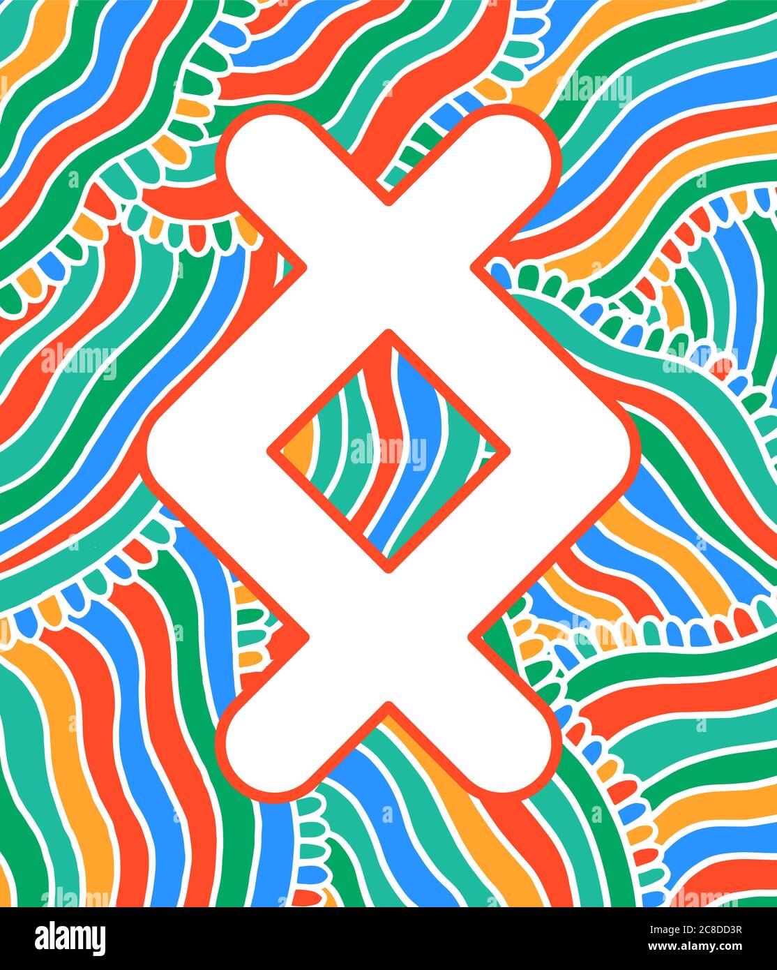 Rune ingwaz Stock Vector Images - Alamy