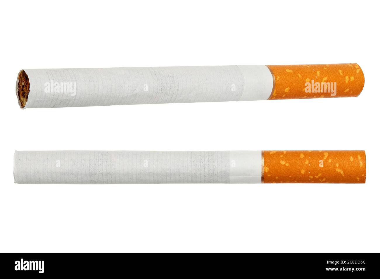 cigarettes from different angle isolated on white Stock Photo - Alamy