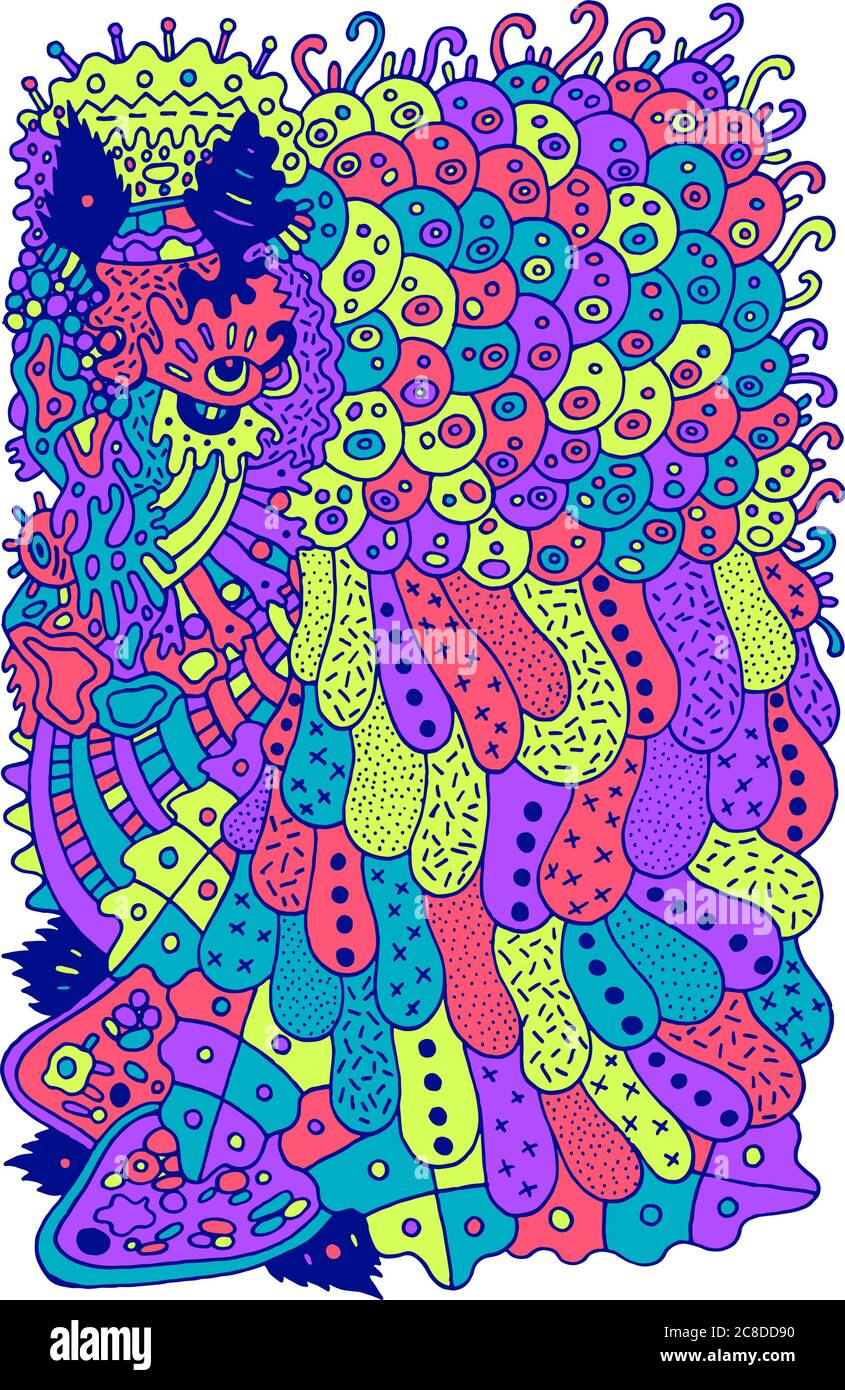 Trippy color Stock Vector Images - Alamy