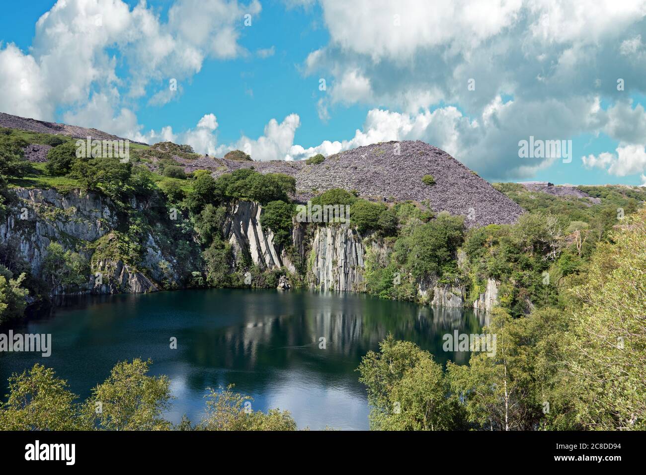 Twll Mawr Which Means Big Hole In Welsh Is An Abandoned Slate Quarry In The Dorothea Quarry
