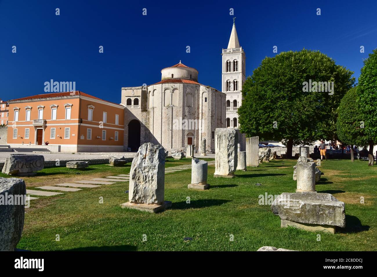 The remains of Roman Forum in Zadar, the oldest continuously-inhabited ...