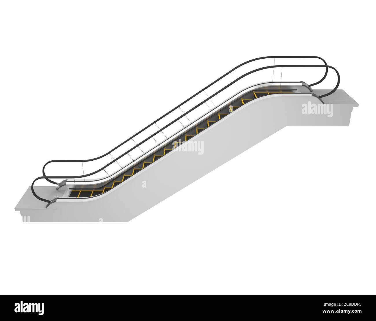 Escalator Cut Out Stock Images & Pictures - Alamy