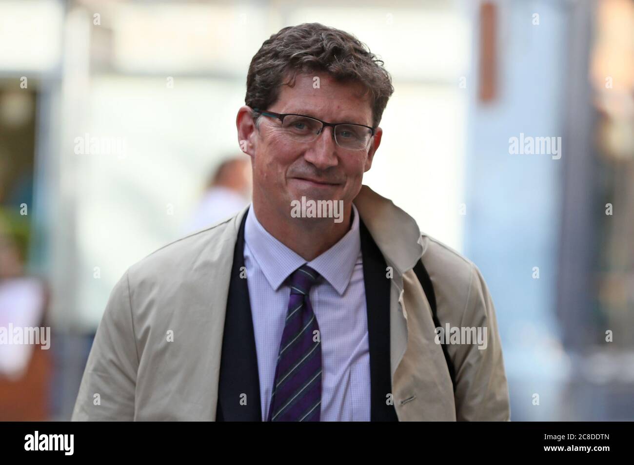 Current leader Eamon Ryan arrives at the Brooks Hotel in Dublin for the ...