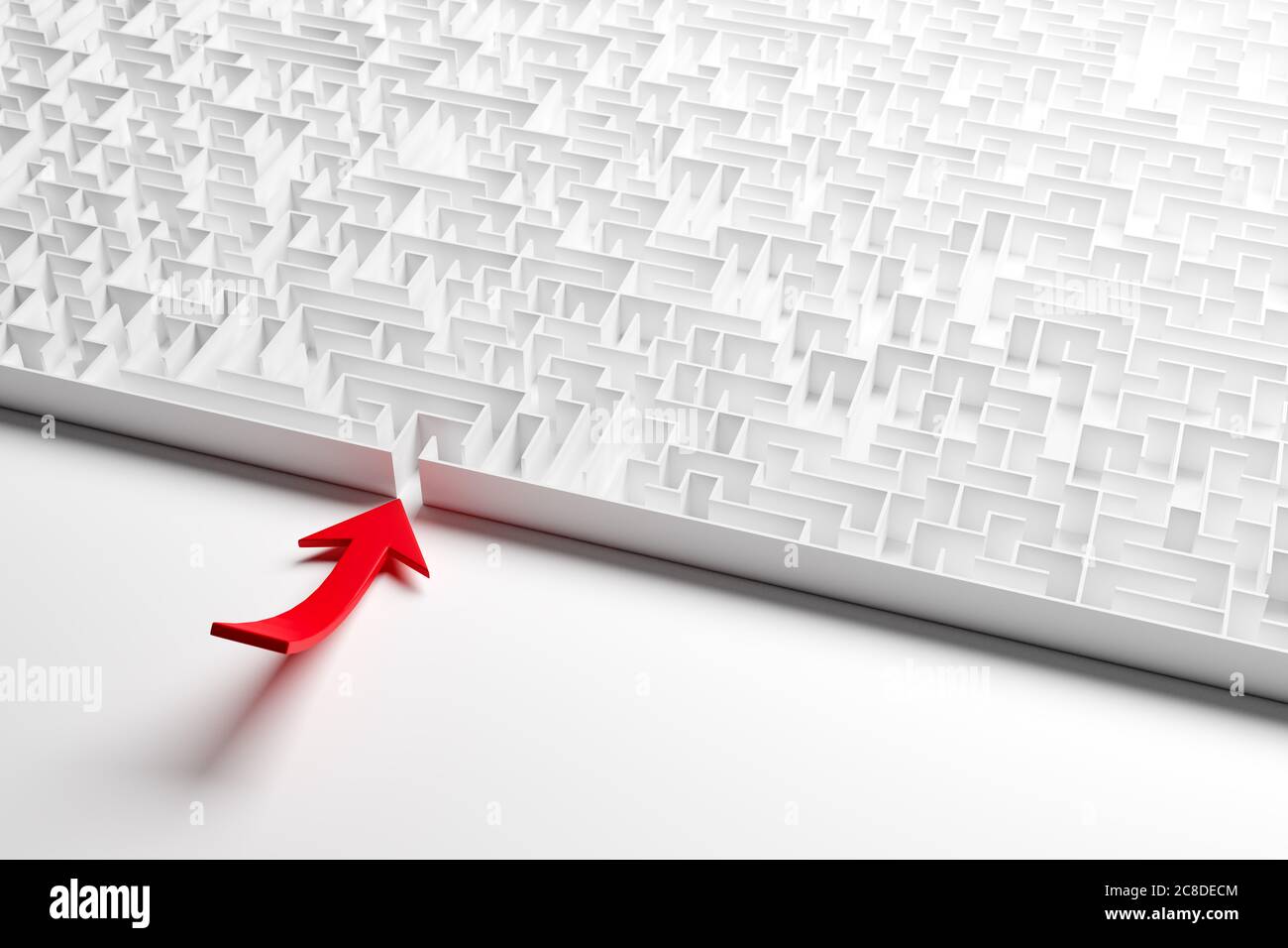 3d render: Concept - starting to handle a complex problem. Looking for ...