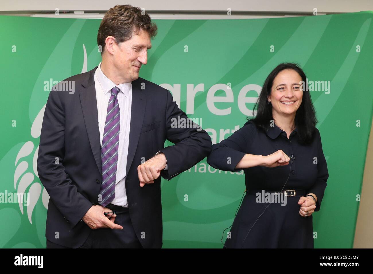 Eamon Ryan who has been re-elected as leader of Ireland's Green Party ...