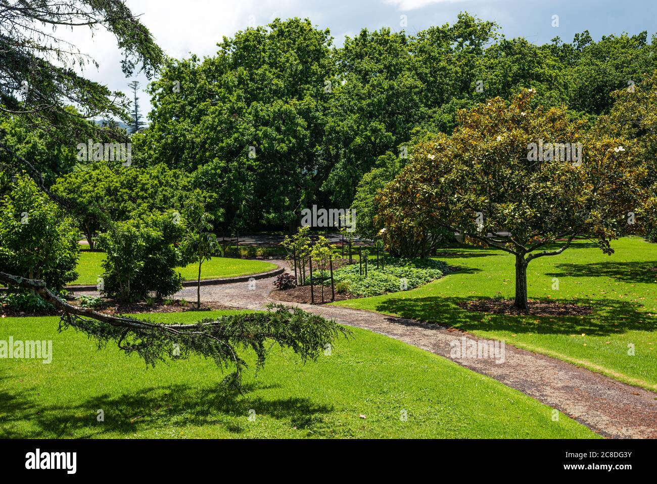 The Auckland Domain, New Zealand Stock Photo - Alamy