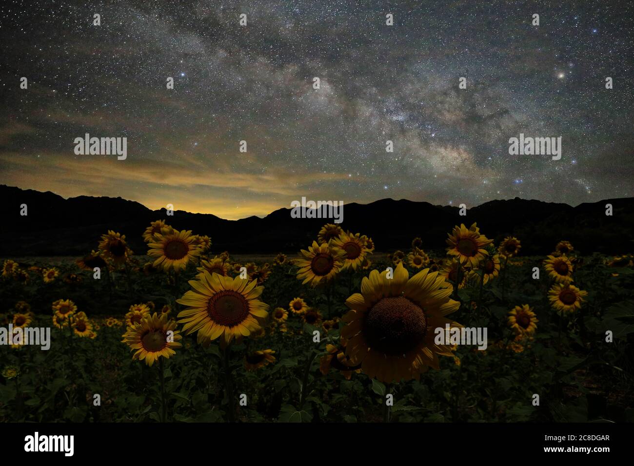 Night Sky Landscape Image of the Stars in the Universe Stock Photo - Alamy