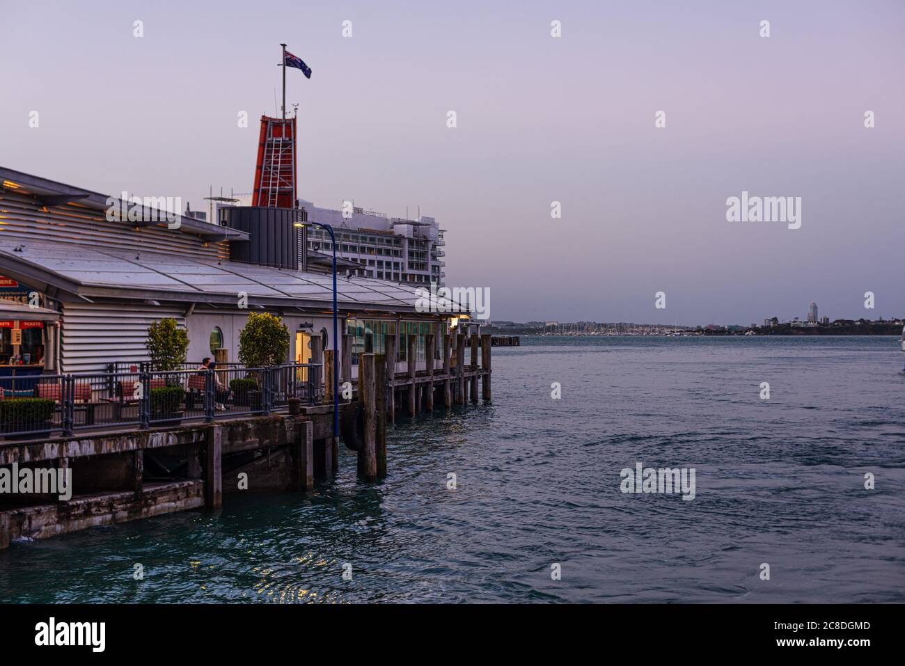 Auckland Queens Wharf ferry terminal Stock Photo - Alamy