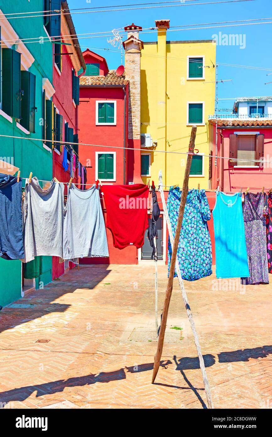 Italian Clothes Drying High Resolution Stock Photography and Images - Alamy