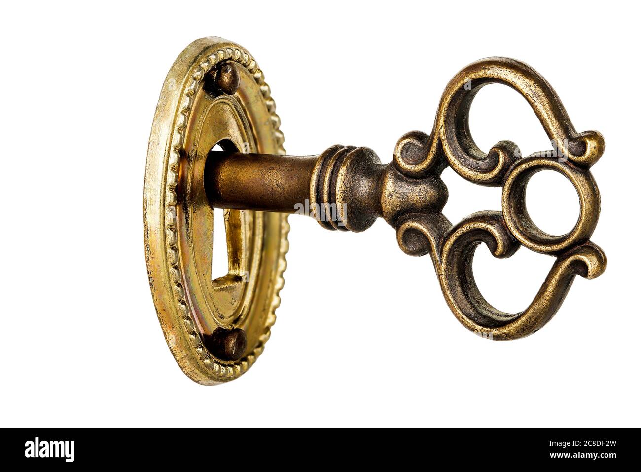 Vintage antique keyhole in Cut Out Stock Images & Pictures - Alamy