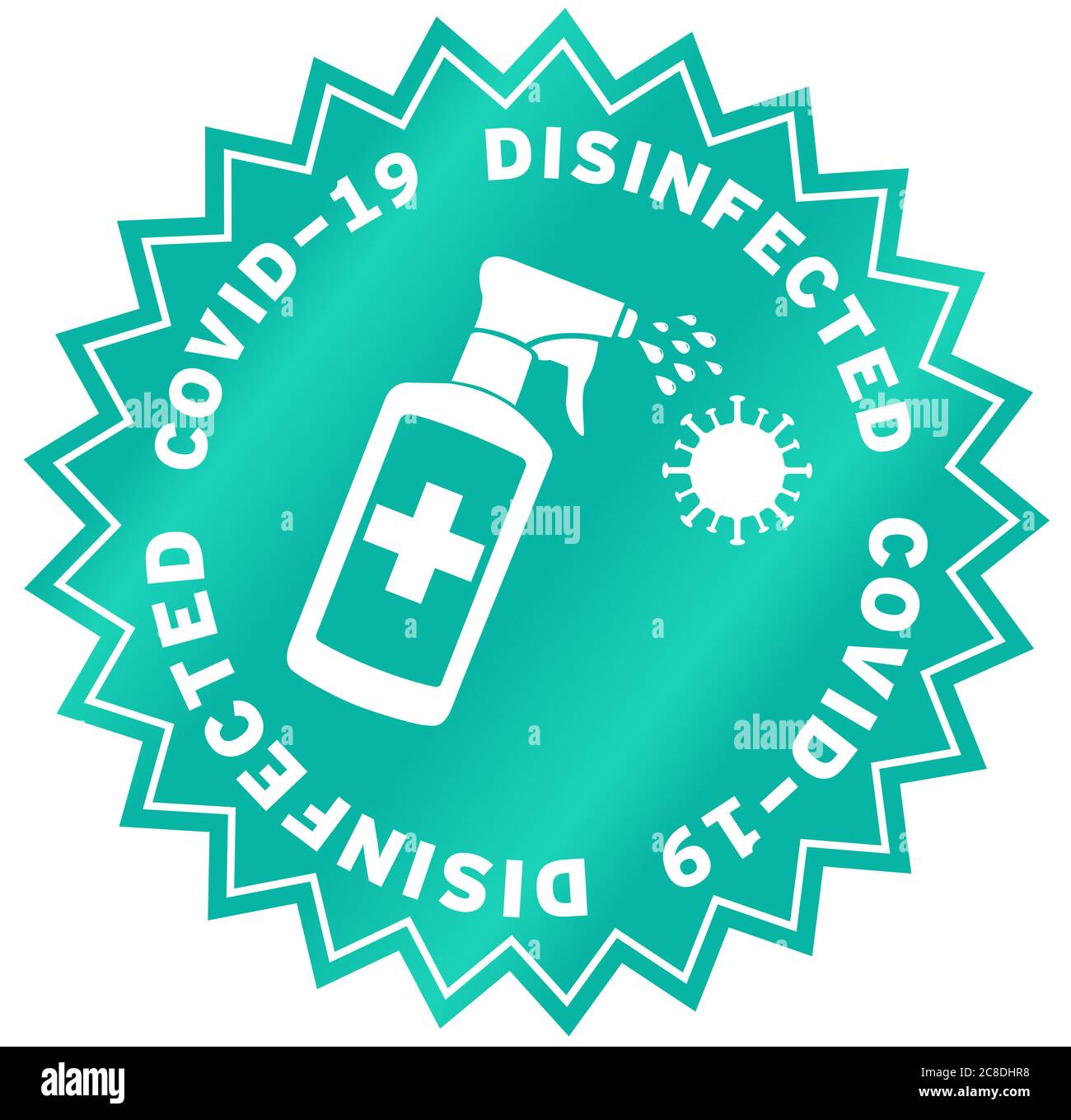Disinfected icon hi-res stock photography and images - Alamy