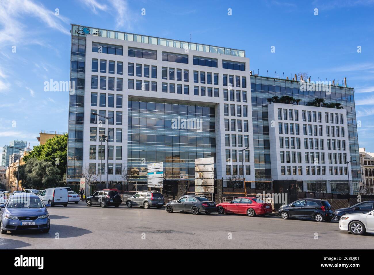Office building next to Martyrs Square in downtown of Beirut, Lebanon ...
