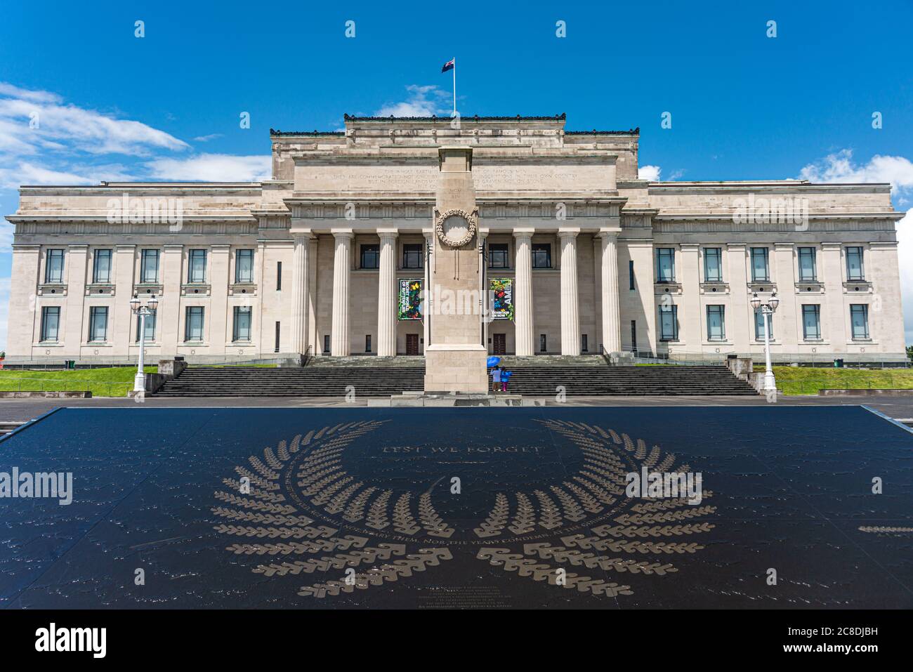War memorial at Auckland Museum building in The auckland domain ...