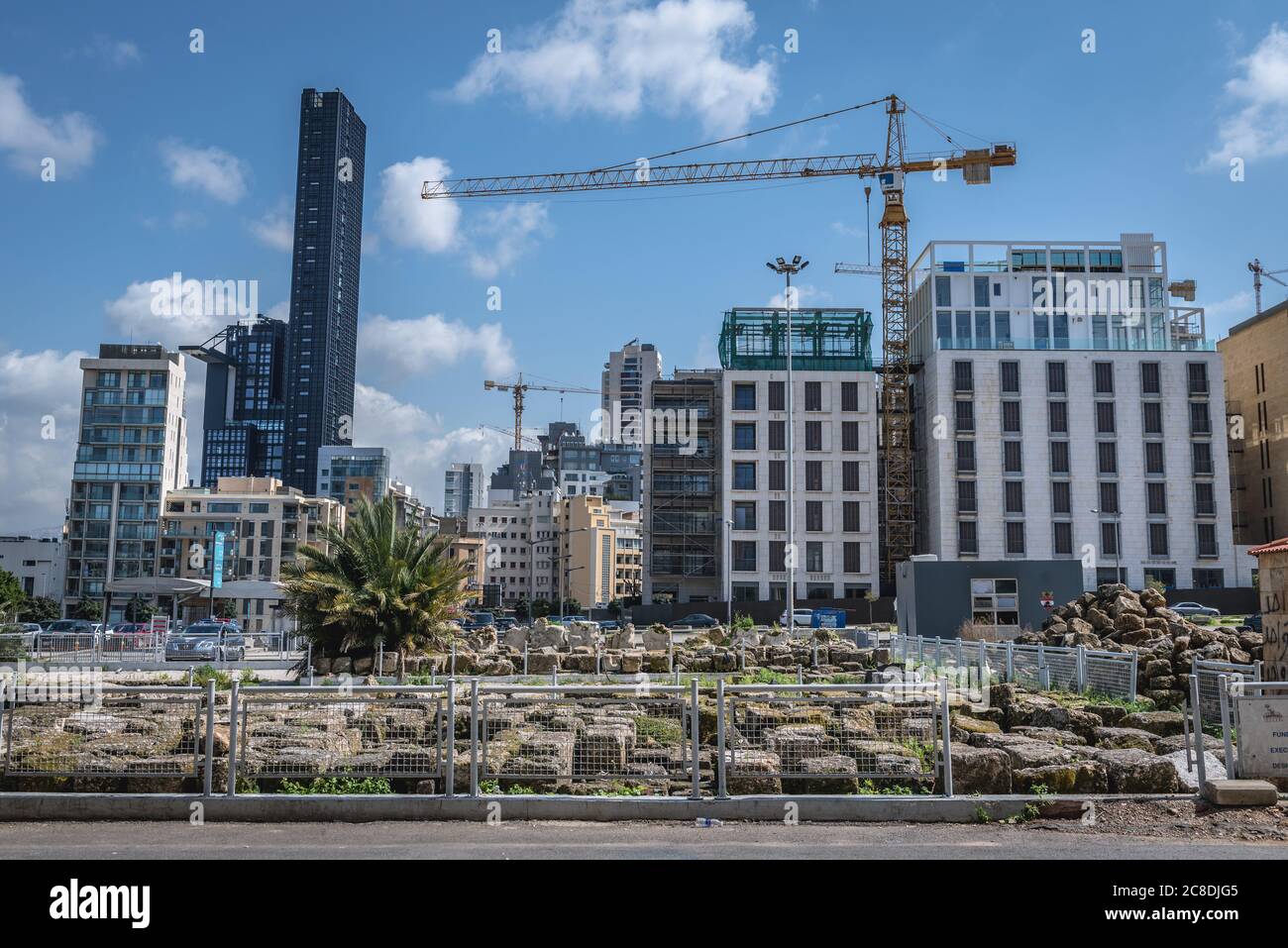 Remains of Petit Serail historic administrative Ottoman building on ...