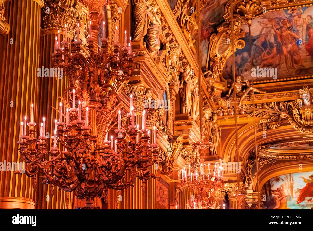 Chagall ceiling painting opera paris hi-res stock photography and ...