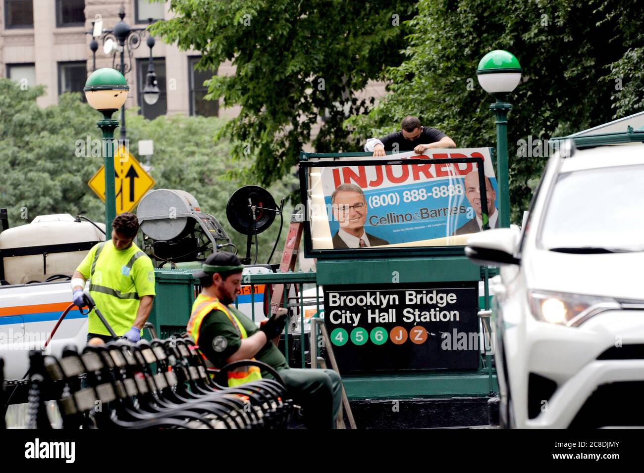 New york city hall autonomous zone hi-res stock photography and images ...