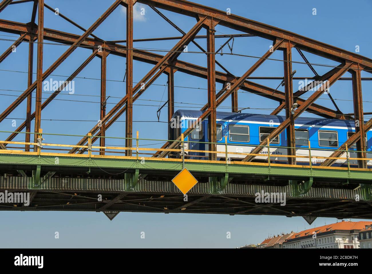 Prague railway bridge hi-res stock photography and images - Alamy