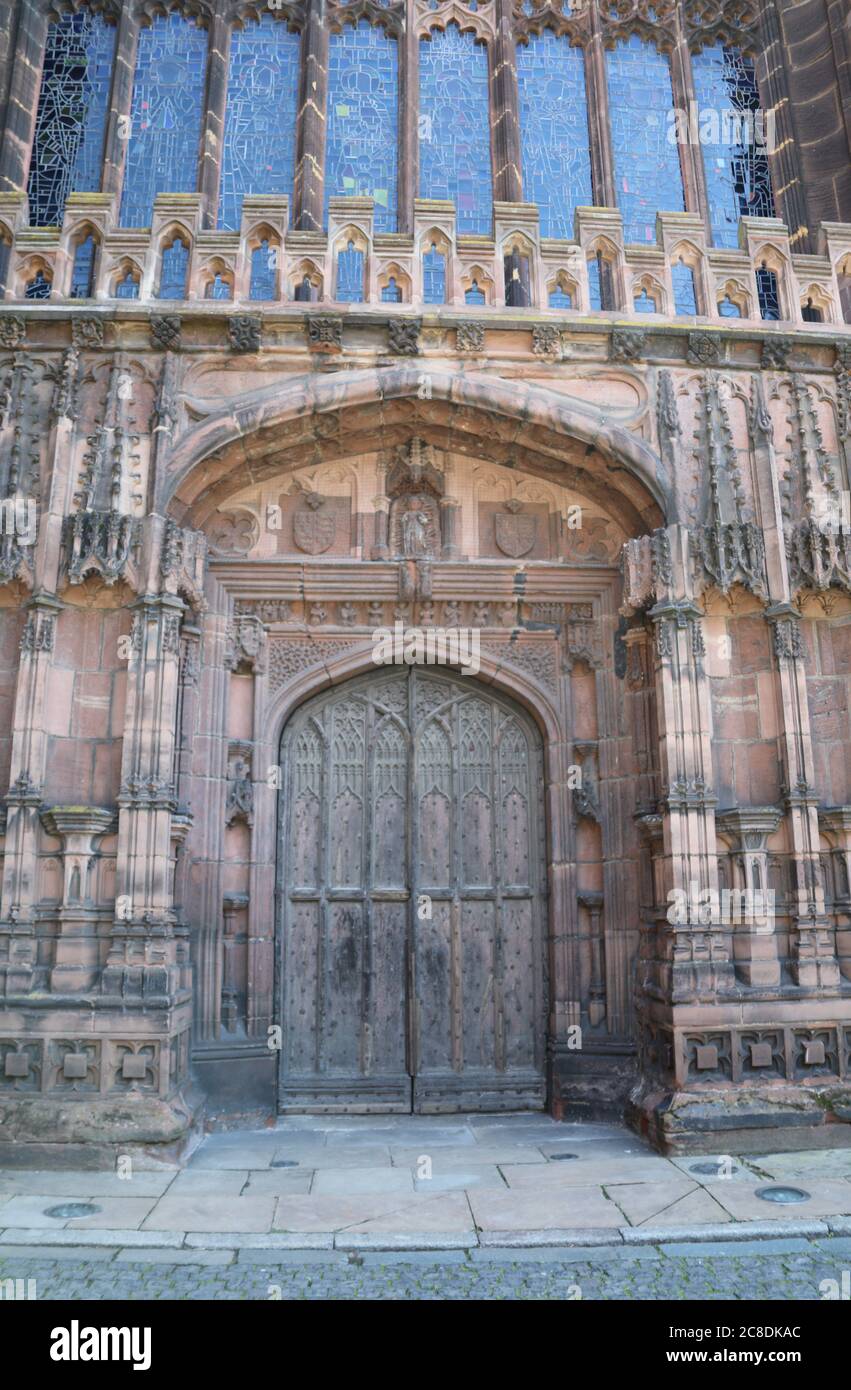 Chester cathedral door hi-res stock photography and images - Alamy