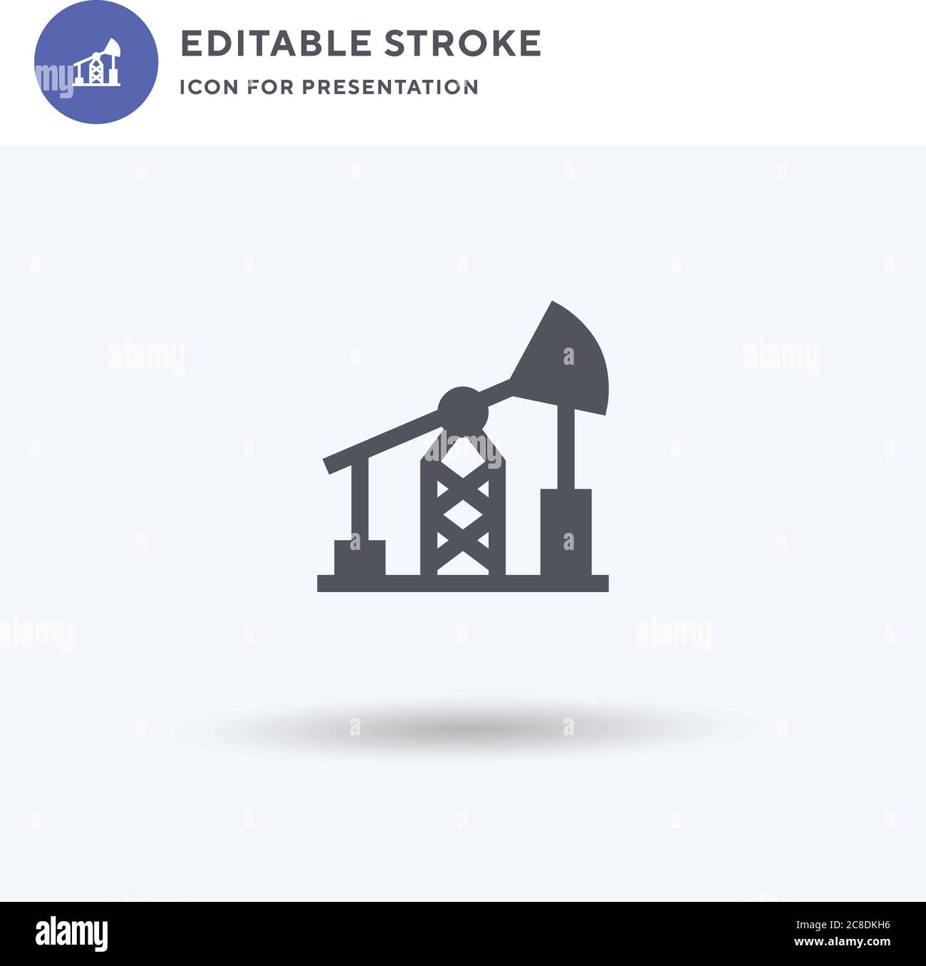 Fossil Fuel icon vector, filled flat sign, solid pictogram isolated on ...