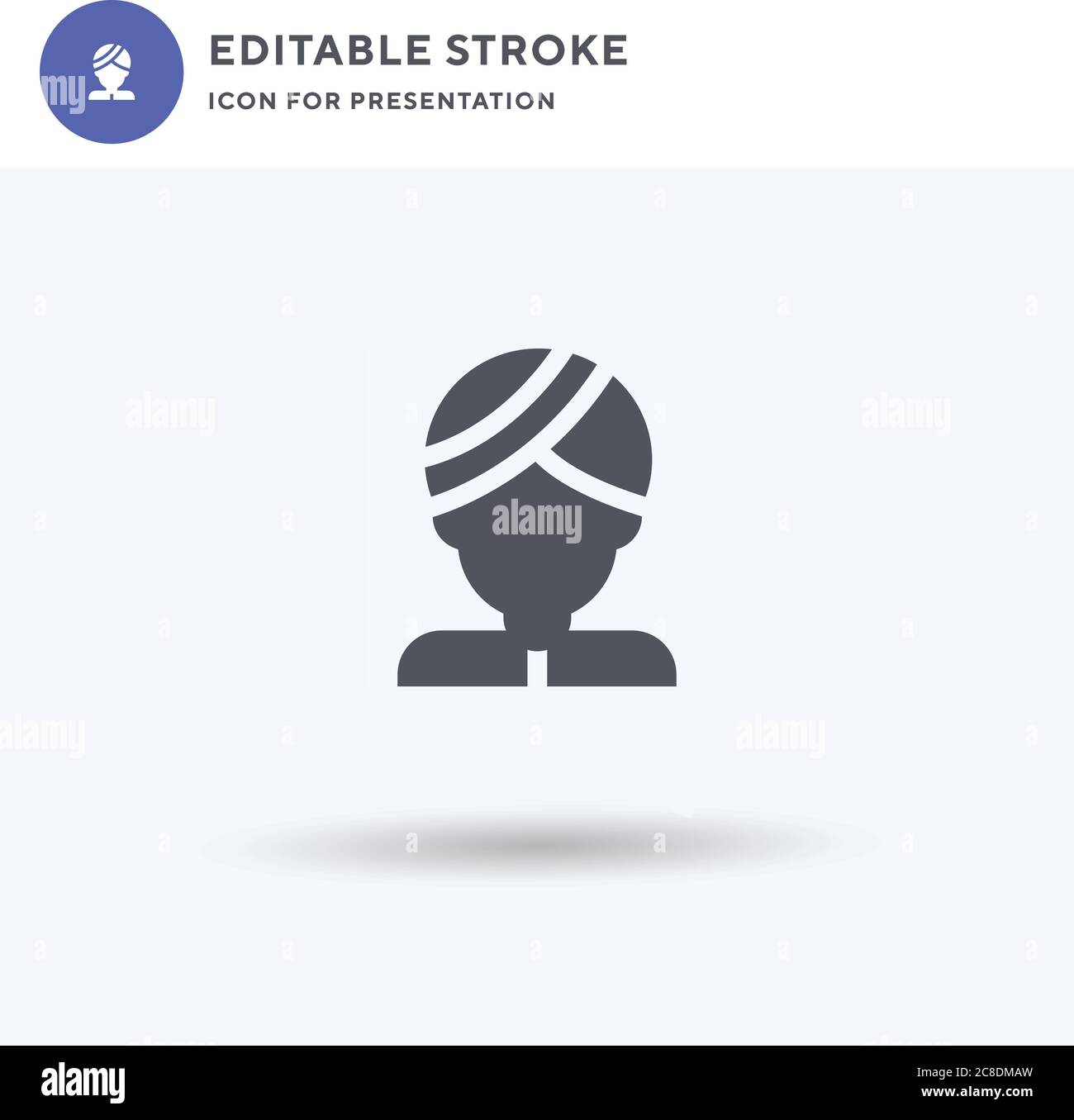 Indian icon vector, filled flat sign, solid pictogram isolated on white ...