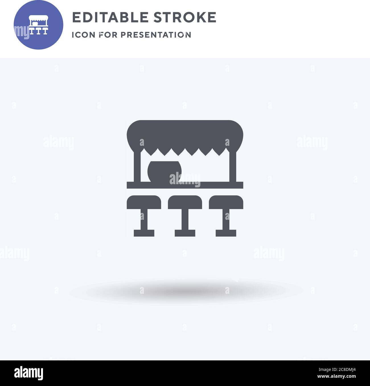 Pub icon vector, filled flat sign, solid pictogram isolated on white ...