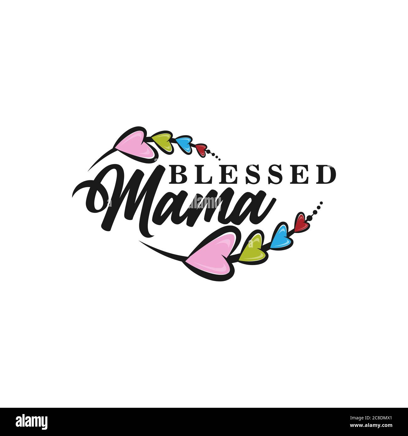 Blessed mother Stock Vector Images - Alamy