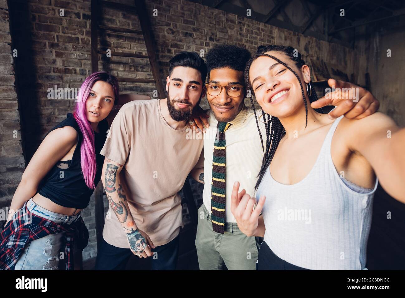 Diverse friends hi-res stock photography and images - Alamy