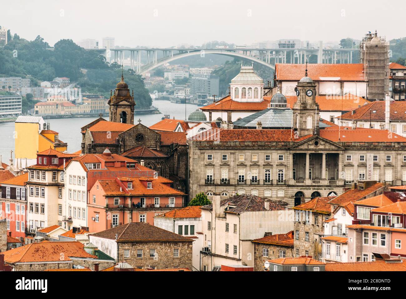 Portugal, Porto, Old town buildings Stock Photo - Alamy