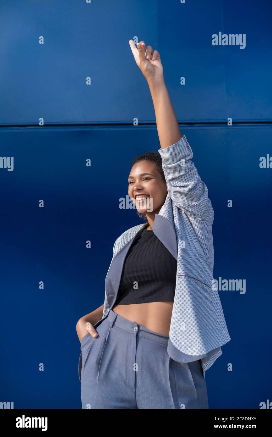 Raised arm hi-res stock photography and images - Alamy