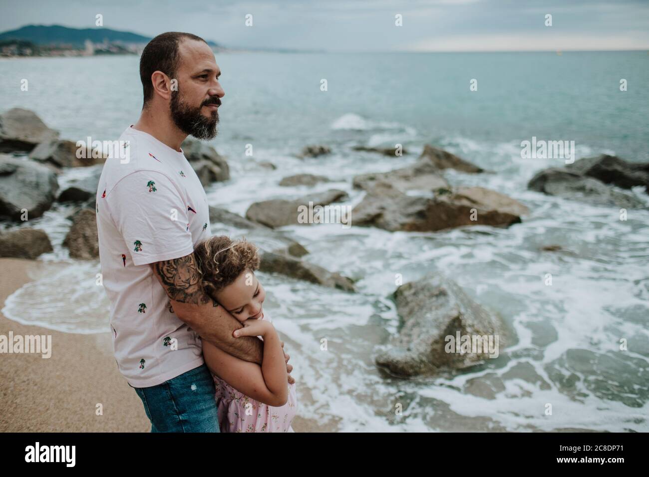 Leaning on hand hi-res stock photography and images - Alamy