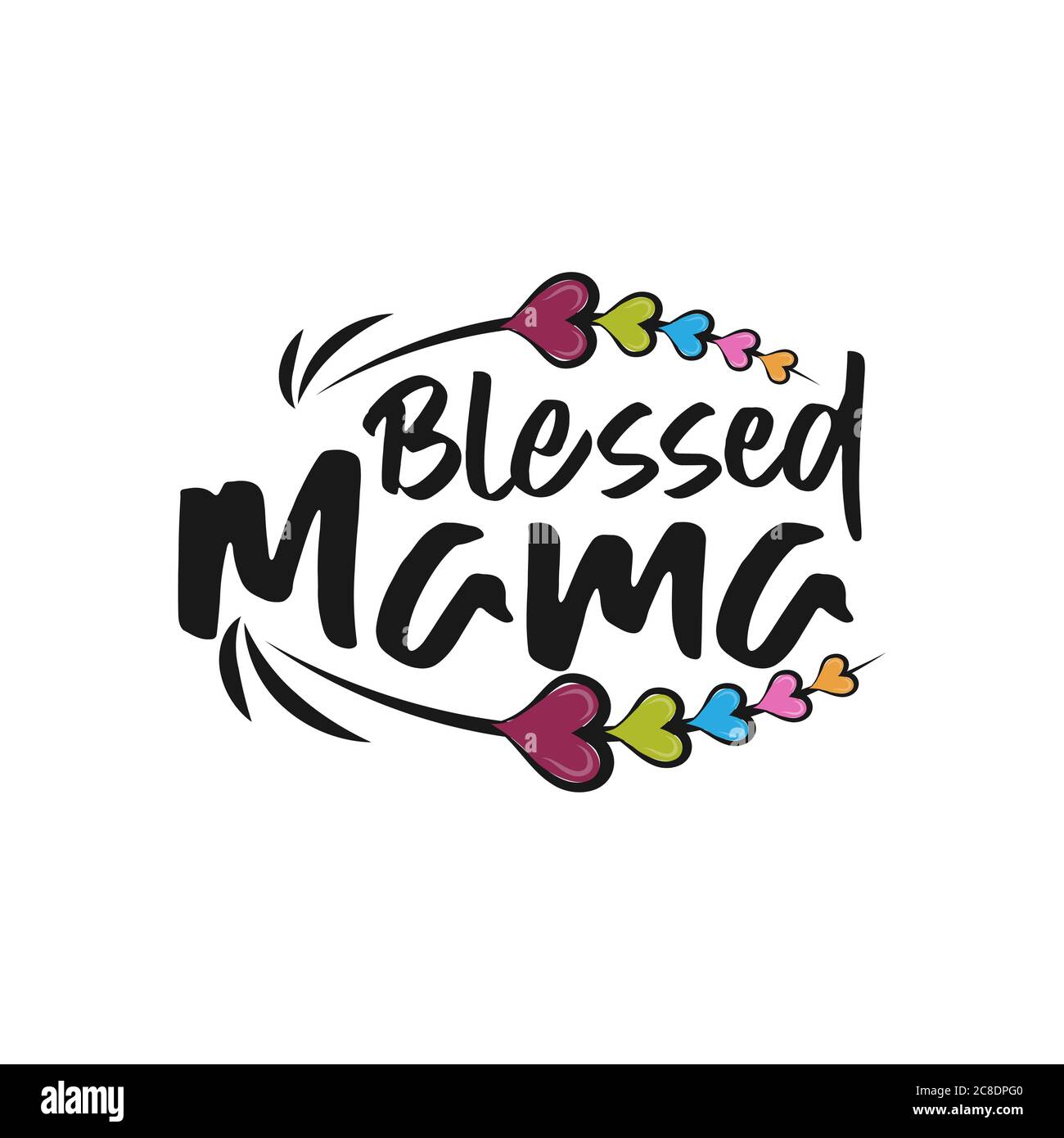 Blessed mother Stock Vector Images - Alamy