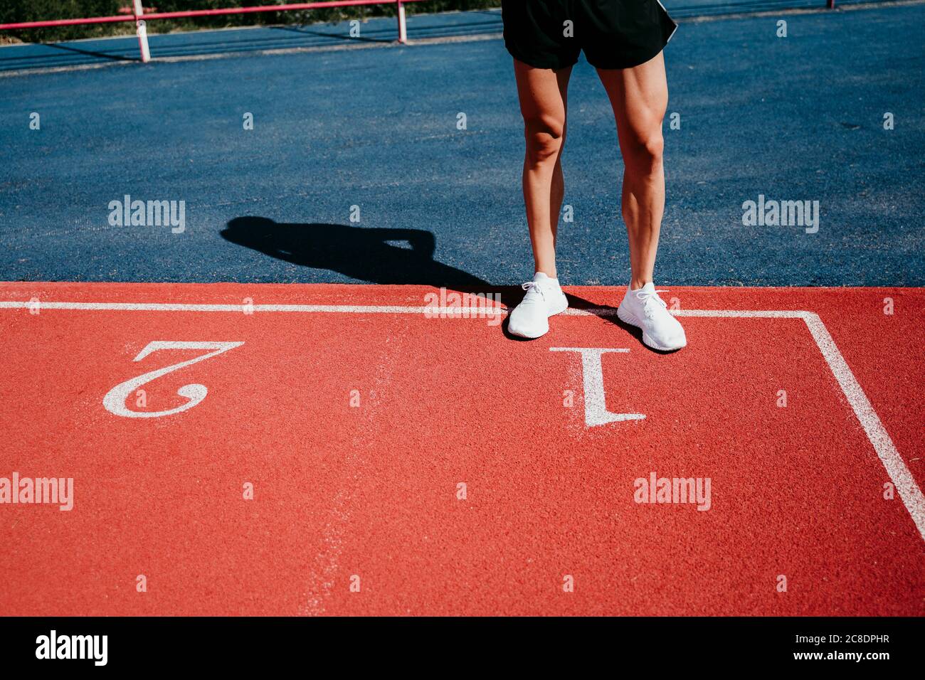 Athlete track legs hi-res stock photography and images - Alamy