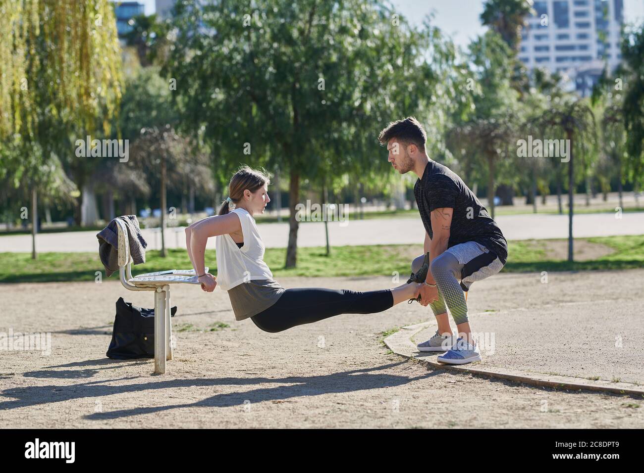 Woman sports coach hi-res stock photography and images - Alamy