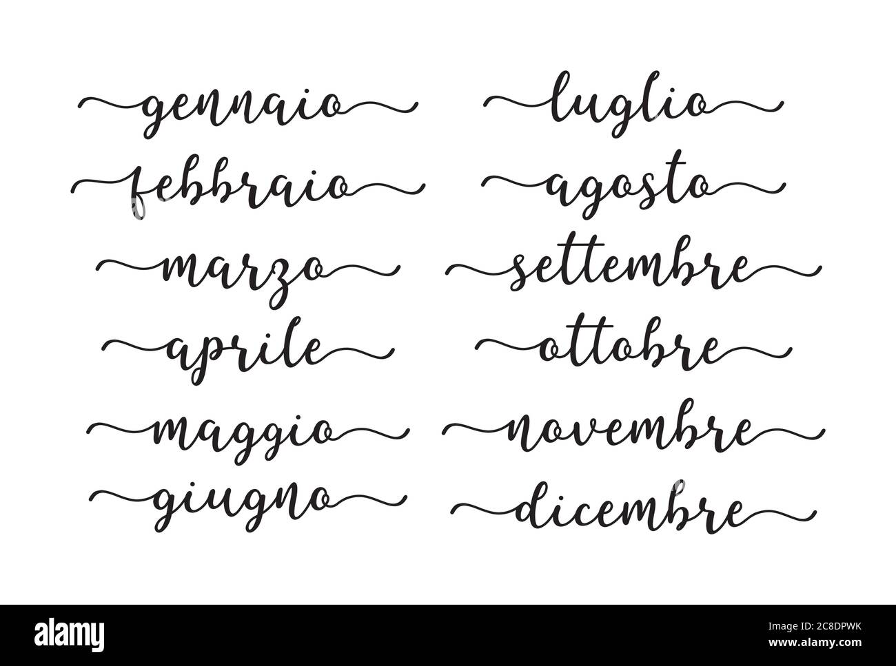 Months In Italian