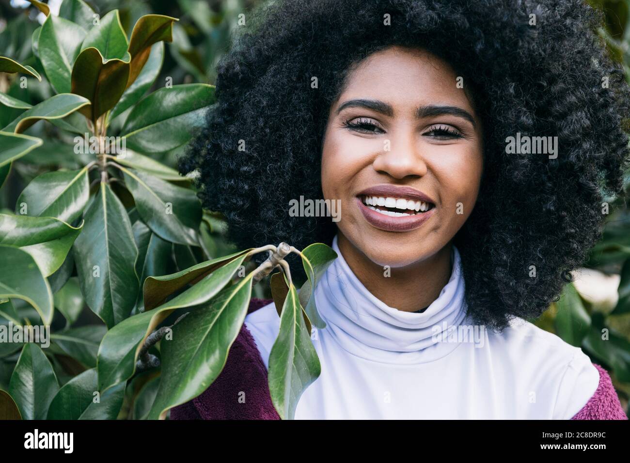 Cheerful african american woman in hi-res stock photography and images ...