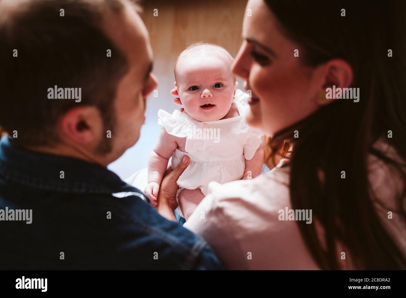 Parents baby rear view hi-res stock photography and images - Alamy